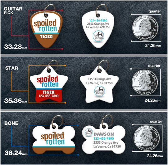 Spoiled Rotten Pet ID Tag | Aw Paws