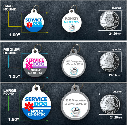 Service Dog | Pet ID Tag | Aw Paws